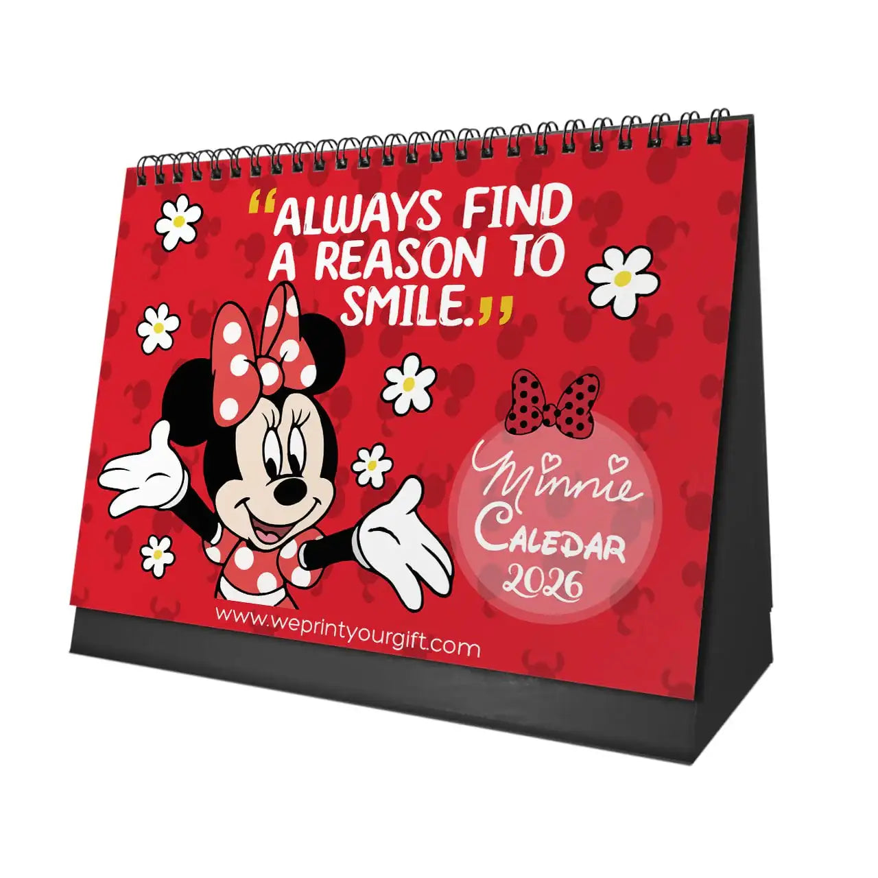 Minnie Mouse Desk Calendar 2026 | Cute Disney-Inspired Design – WE PRINT
