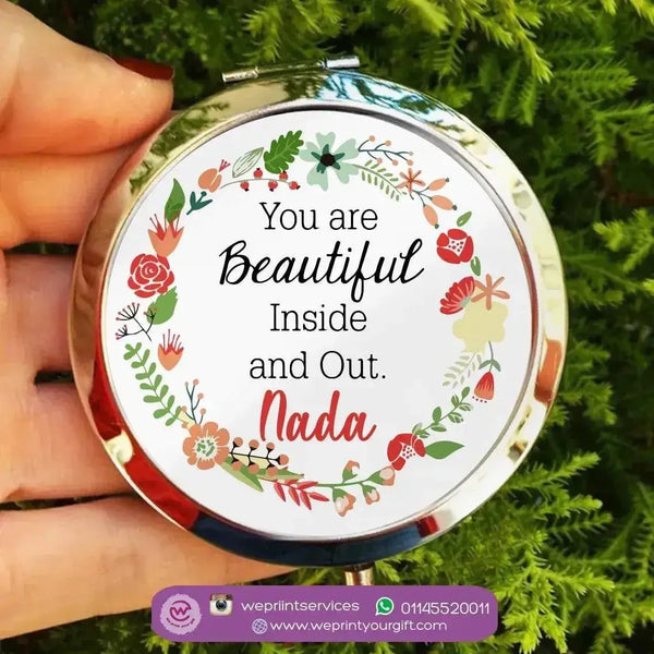 Custom Compact Mirror | Personalized Pocket Mirror | Travel Mirror – WE ...