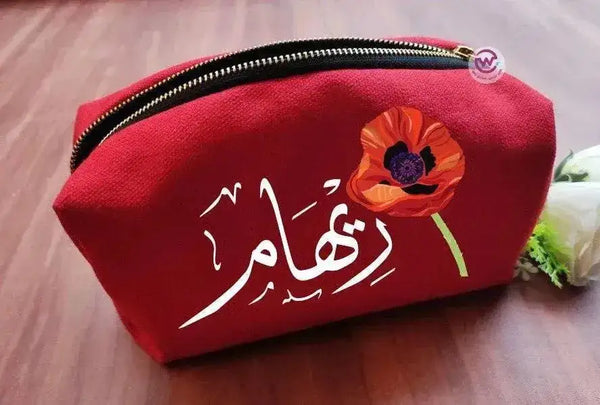 Fabric Boxy Pouch Makeup - Names-B – WE PRINT