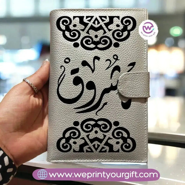 Leather Wallet for Women-Arabic Names – WE PRINT
