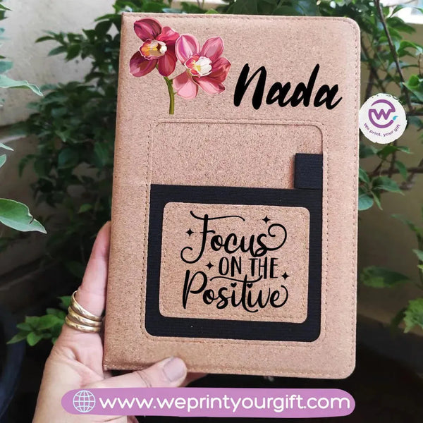 Personalized A5 Notebook with Pocket & Names Designs | WePrint – WE PRINT