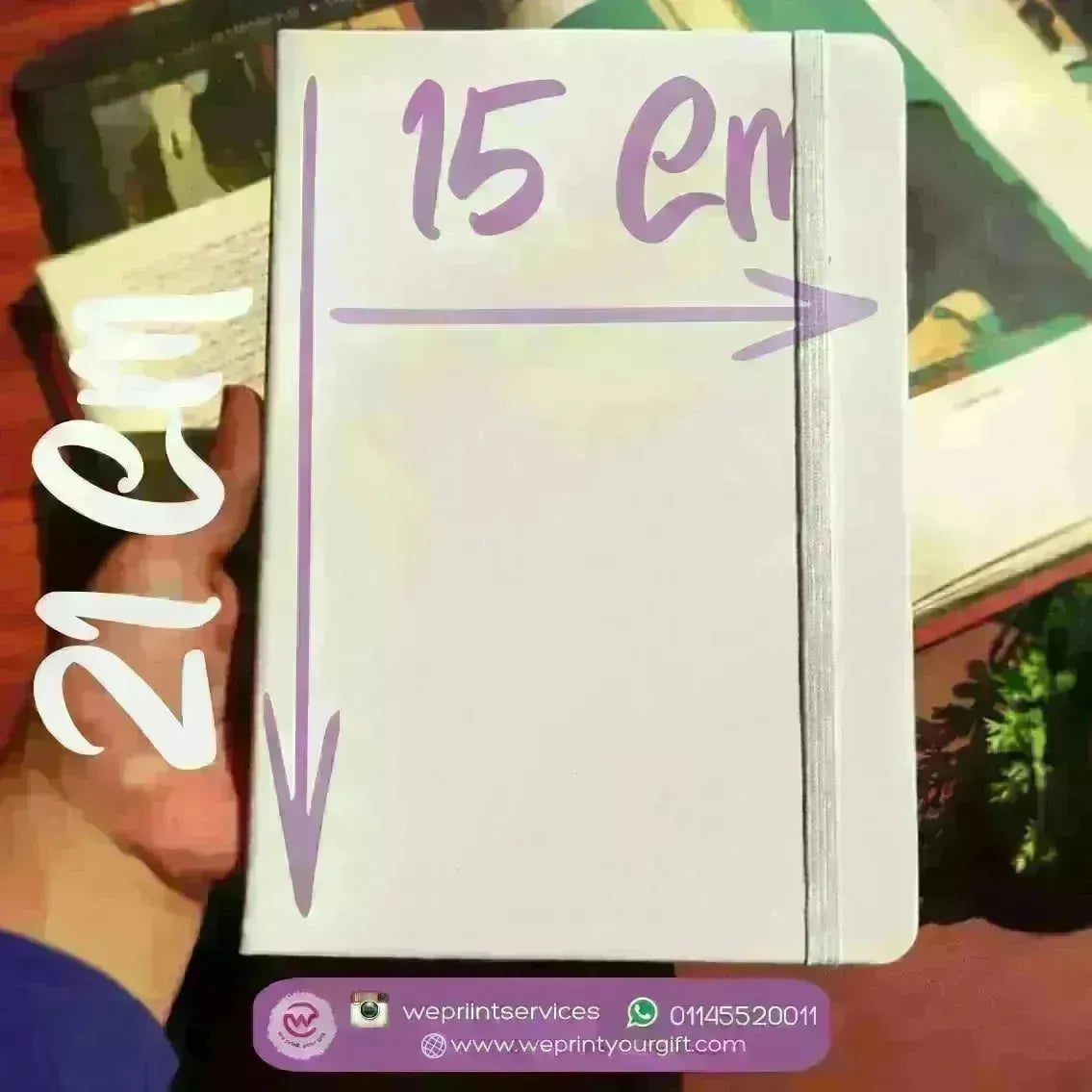 "Personalized Rubber Covers Notebook in Egypt - Print Your Design ...