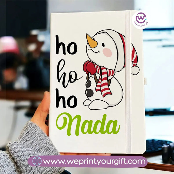 Rubber Notebook-Christmas-Personalized notebook with elastic band – WE ...