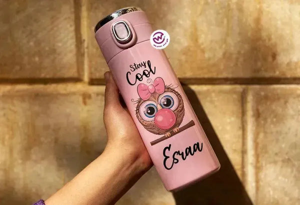 Thermal Mug with Lock & Digital Screen - OWL - weprint.yourgift